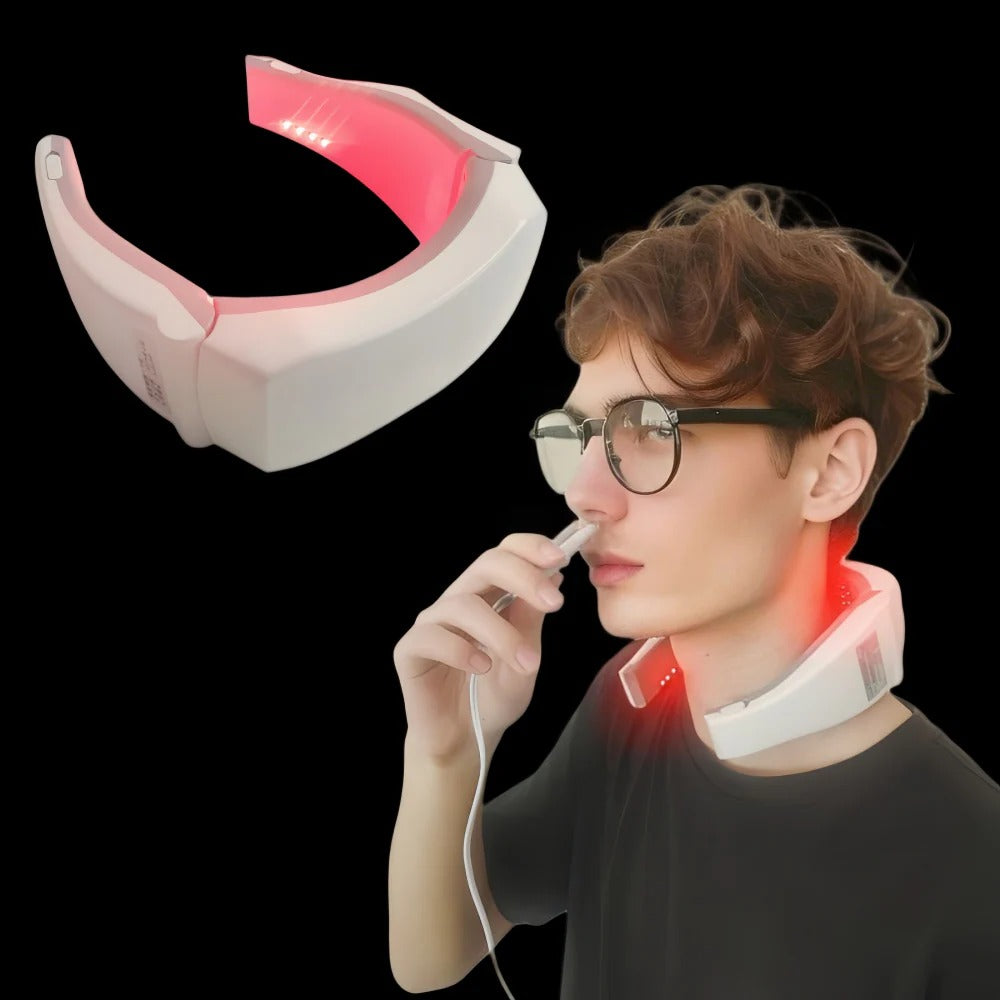“Red Light Neck Therapy Device - Portable LED Massager for Fast Pain ...